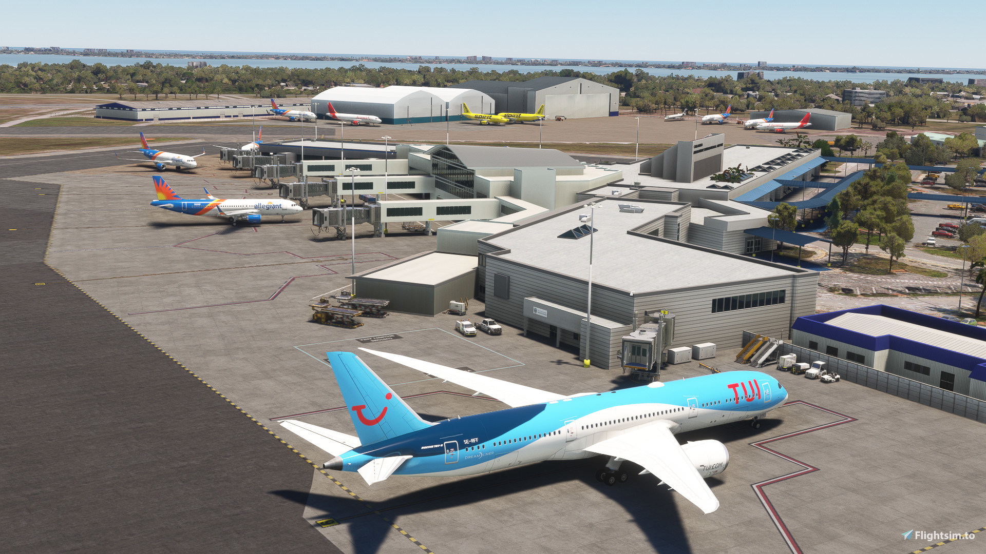 KMLB Melbourne - FSLTL Static Aircraft (BullfrogSim) - MSFS Add-on ...