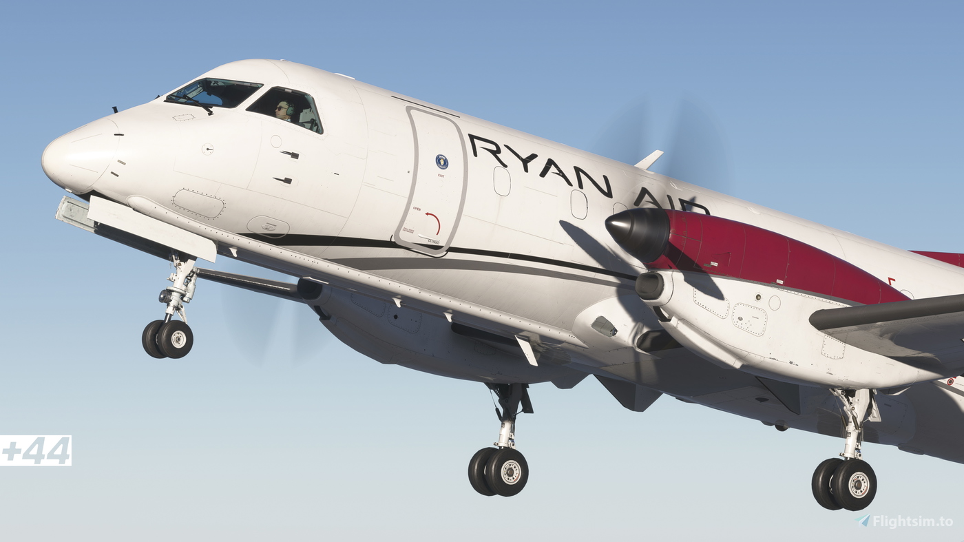 Ryan Air (N907RA) Microsoft SAAB 340B Cargo - 8K for Microsoft Flight ...