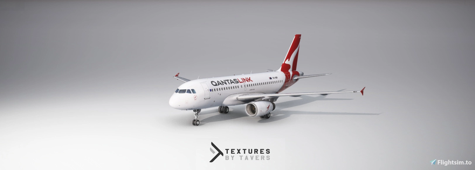 QantasLink A319 VH-8NR (8K & 4K w/ high density cabin) - MSFS Add-on ...