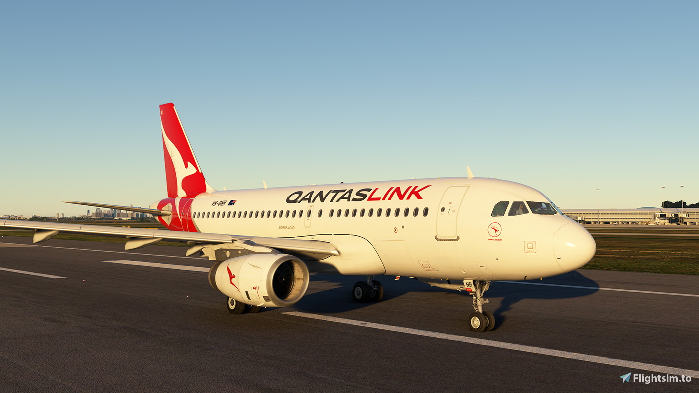 QantasLink A319 VH-8NR (8K & 4K w/ high density cabin) для Microsoft ...