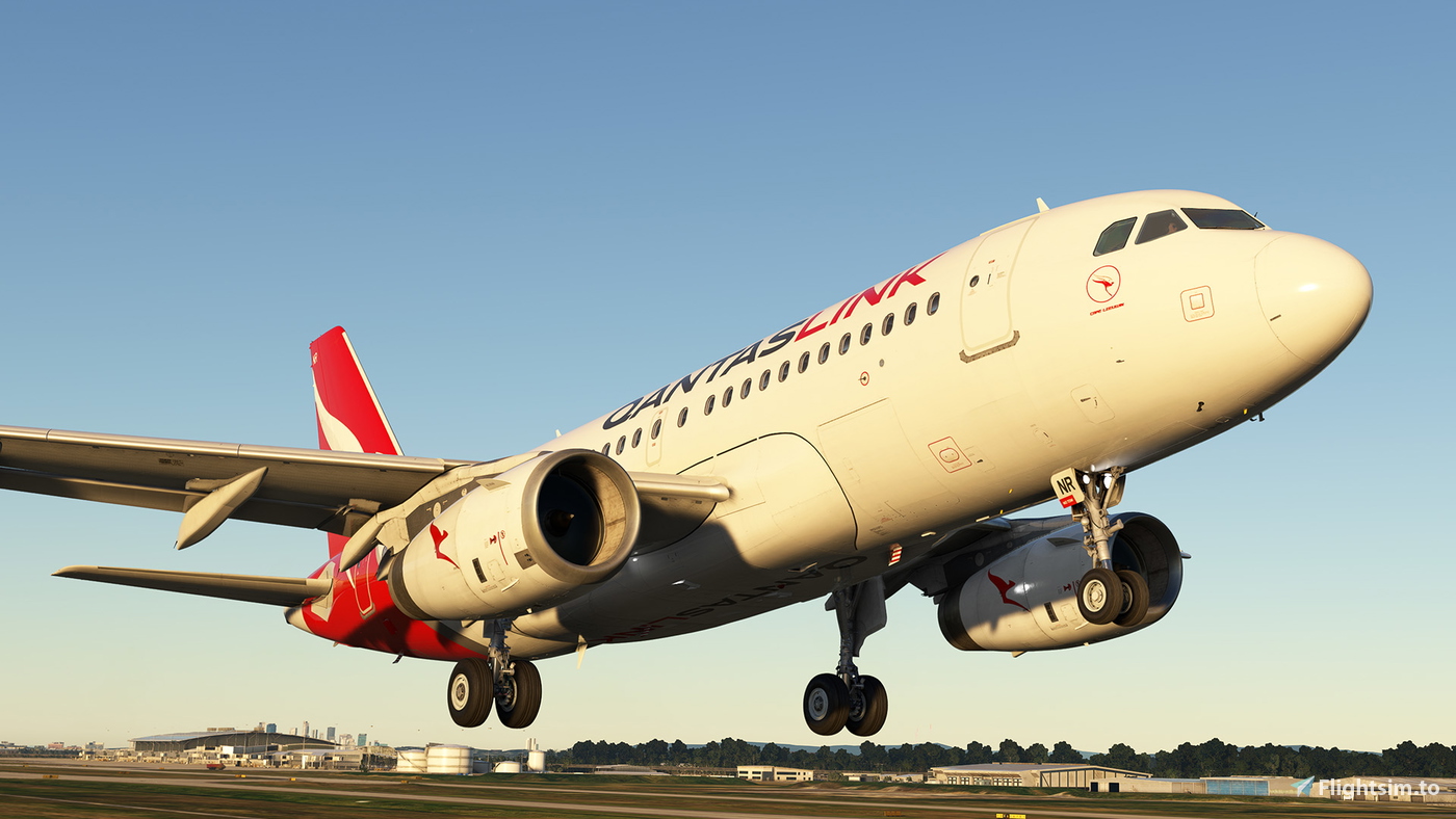 QantasLink A319 VH-8NR (8K & 4K w/ high density cabin) для Microsoft ...