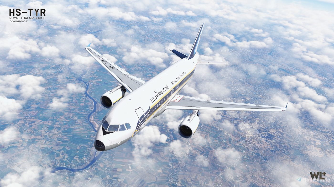 Royal Thai Air Force - Fenix A319 (CFM) | HS-TYR [WHK] Wing 6 RTAF กอง ...