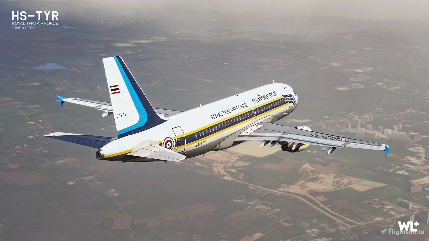 Royal Thai Air Force - Fenix A319 (CFM) | HS-TYR [WHK] Wing 6 RTAF กอง ...