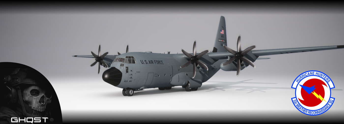 🌀 403 WG Hurricane Hunters C-130 | 65302 | 8K 🌀 per Microsoft Flight ...