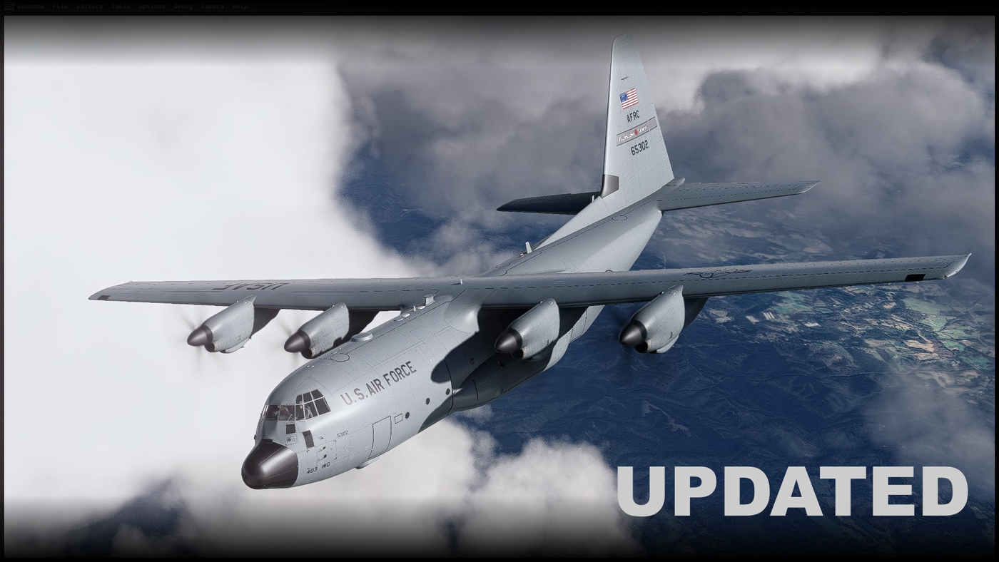 🌀 403 WG Hurricane Hunters C-130 | 65302 | 8K 🌀 per Microsoft Flight ...