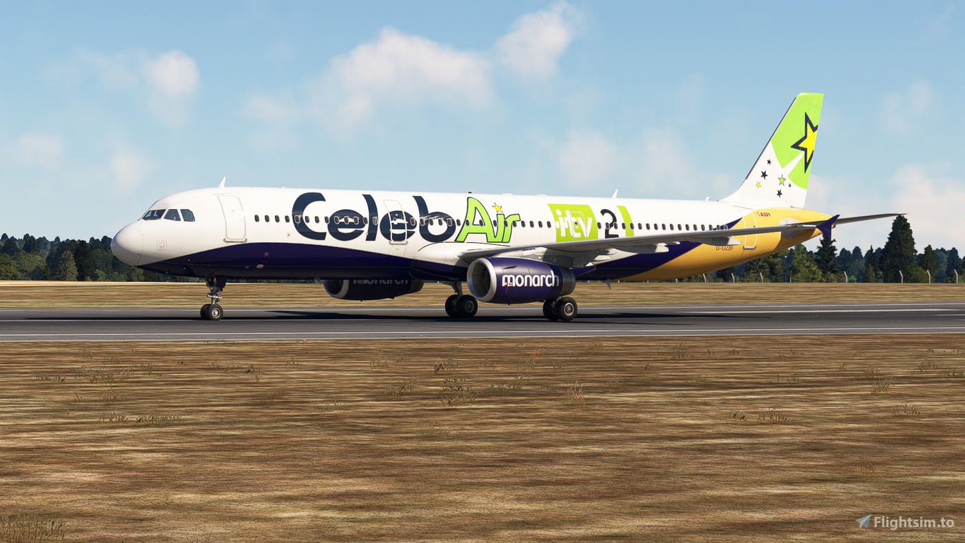 Monarch (Celeb Air) Fenix A321 G-OZBI Cabin Included for Microsoft ...
