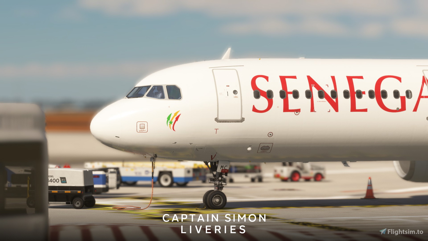 Fenix A321 CFM Air Senegal 6V-AMC 4K w/ cabin | Requested for Microsoft ...