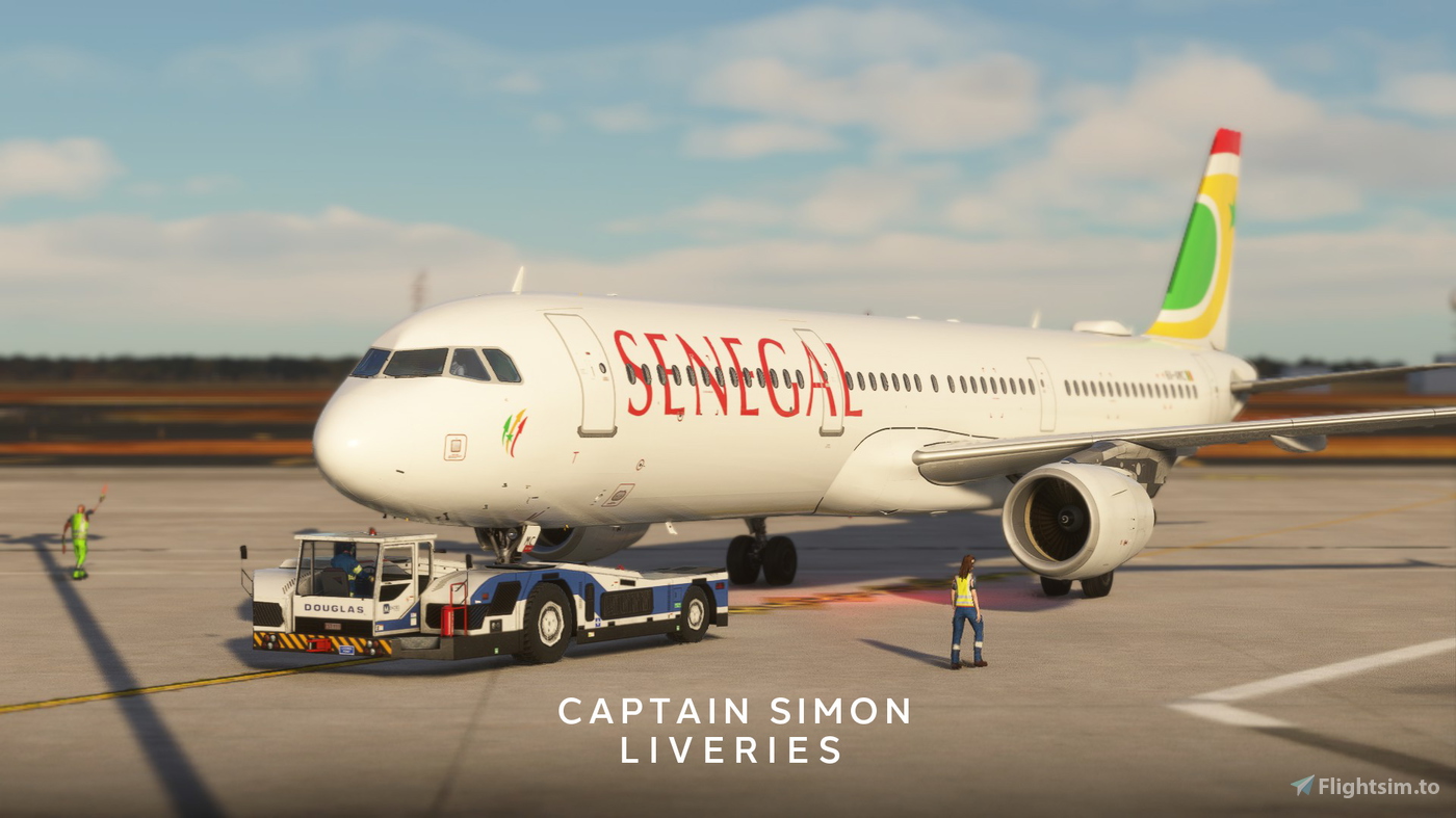 Fenix A321 CFM Air Senegal 6V-AMC 4K w/ cabin | Requested for Microsoft ...