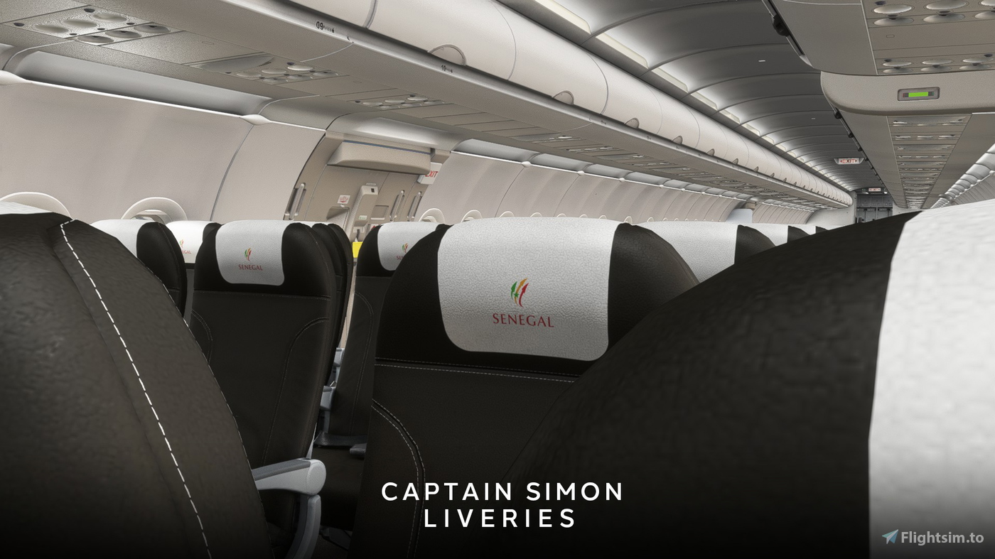 Fenix A321 CFM Air Senegal 6V-AMC 4K w/ cabin | Requested for Microsoft ...
