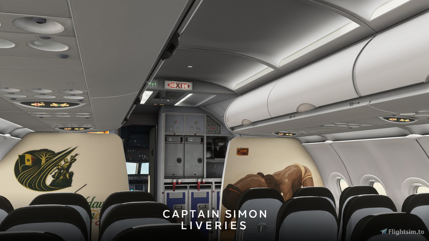 Fenix A321 CFM Air Senegal 6V-AMC 4K w/ cabin | Requested for Microsoft ...