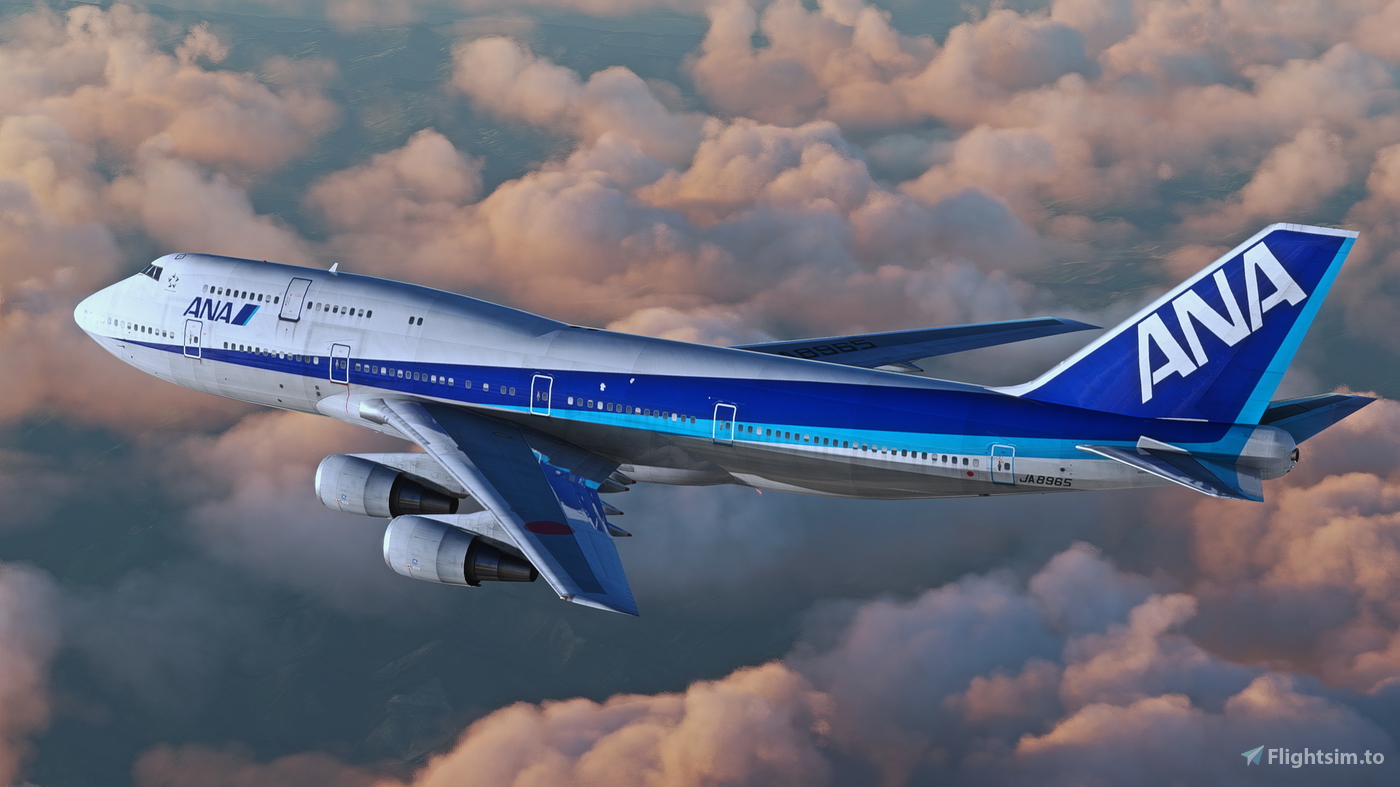 Boeing 747-400/400D All Nippon Airways 对于 Microsoft Flight Simulator | MSFS