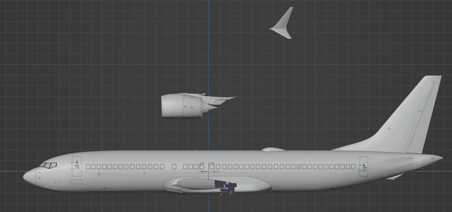IFLY 737-MAX 8 Blender Model - User Content for MSFS | Flightsim.to