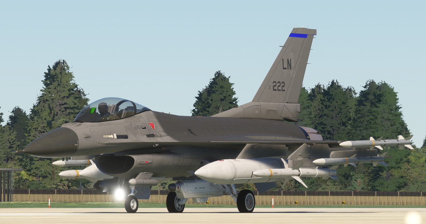 492nd fighter squadron F-16C for Microsoft Flight Simulator | MSFS