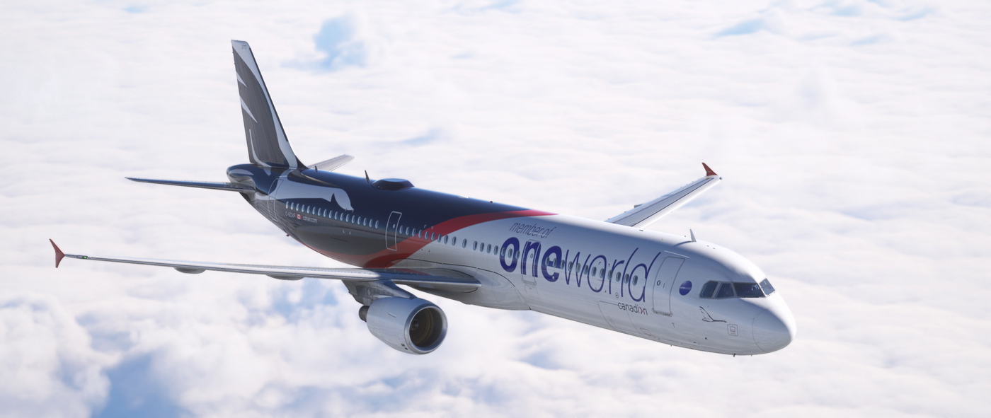 [4K & 8K] - Canadian Airlines (Oneworld Livery w. Cabin) | Fenix A321 ...