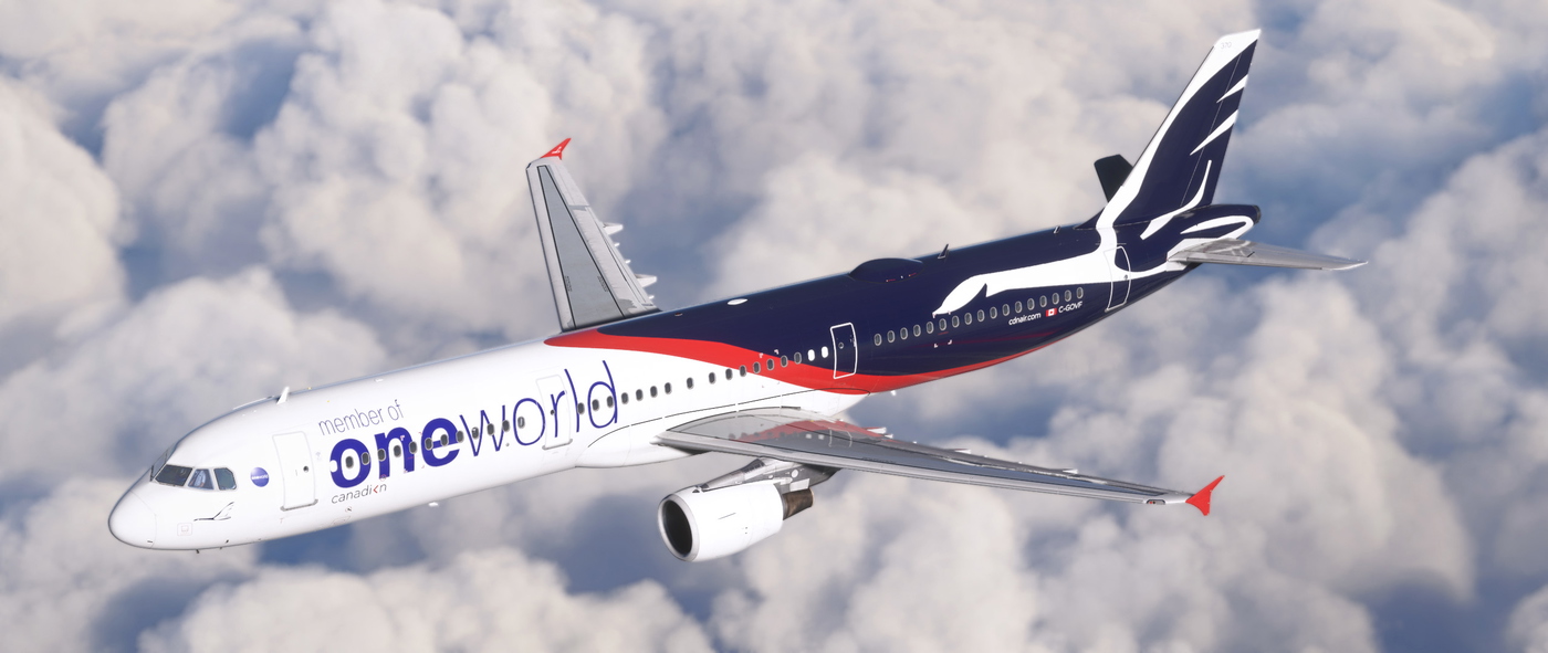 [4K & 8K] - Canadian Airlines (Oneworld Livery w. Cabin) | Fenix A321 ...