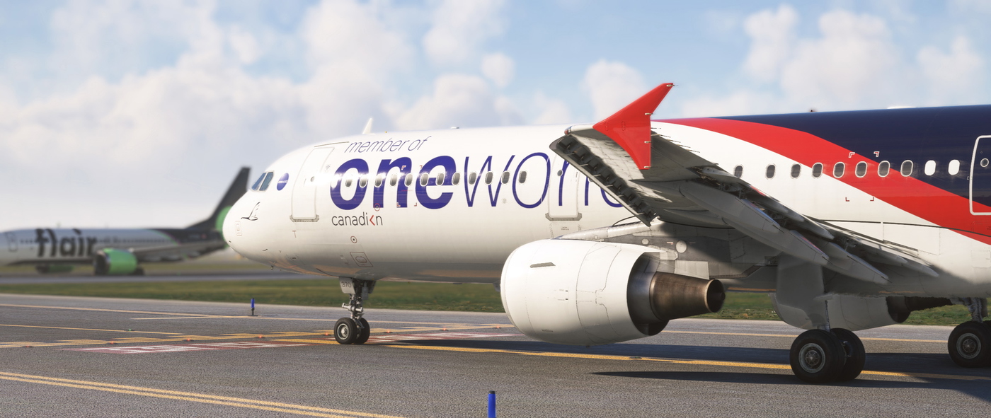 [4K & 8K] - Canadian Airlines (Oneworld Livery w. Cabin) | Fenix A321 ...