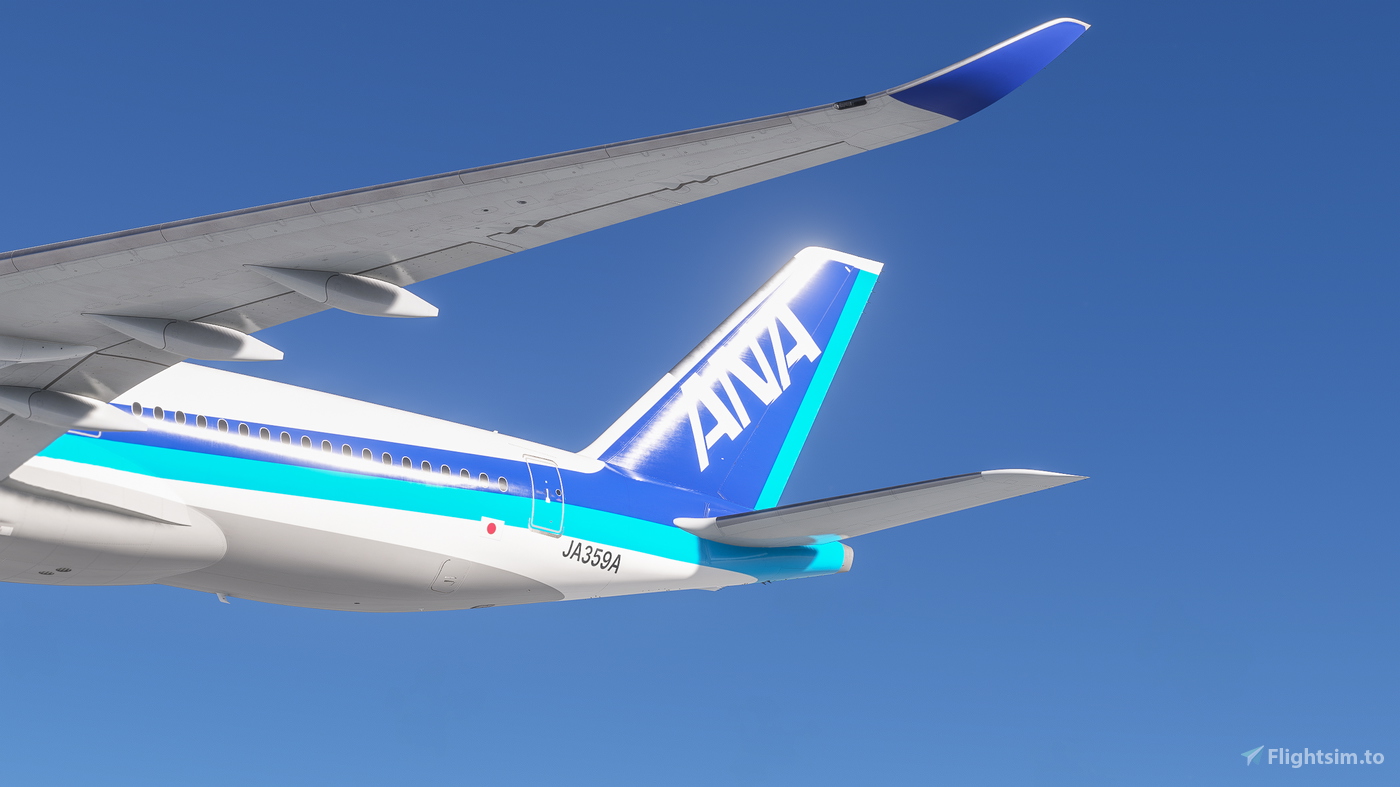 [4K] ANA A350-900 (Special Livery) - JA359A - iniBuilds A350 - MSFS2020 ...
