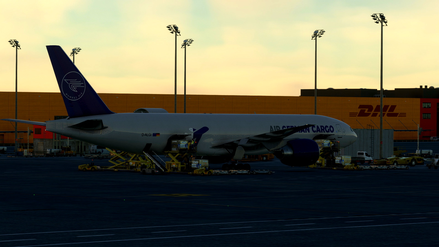 Air German Cargo PMDG B777F for Microsoft Flight Simulator | Feed