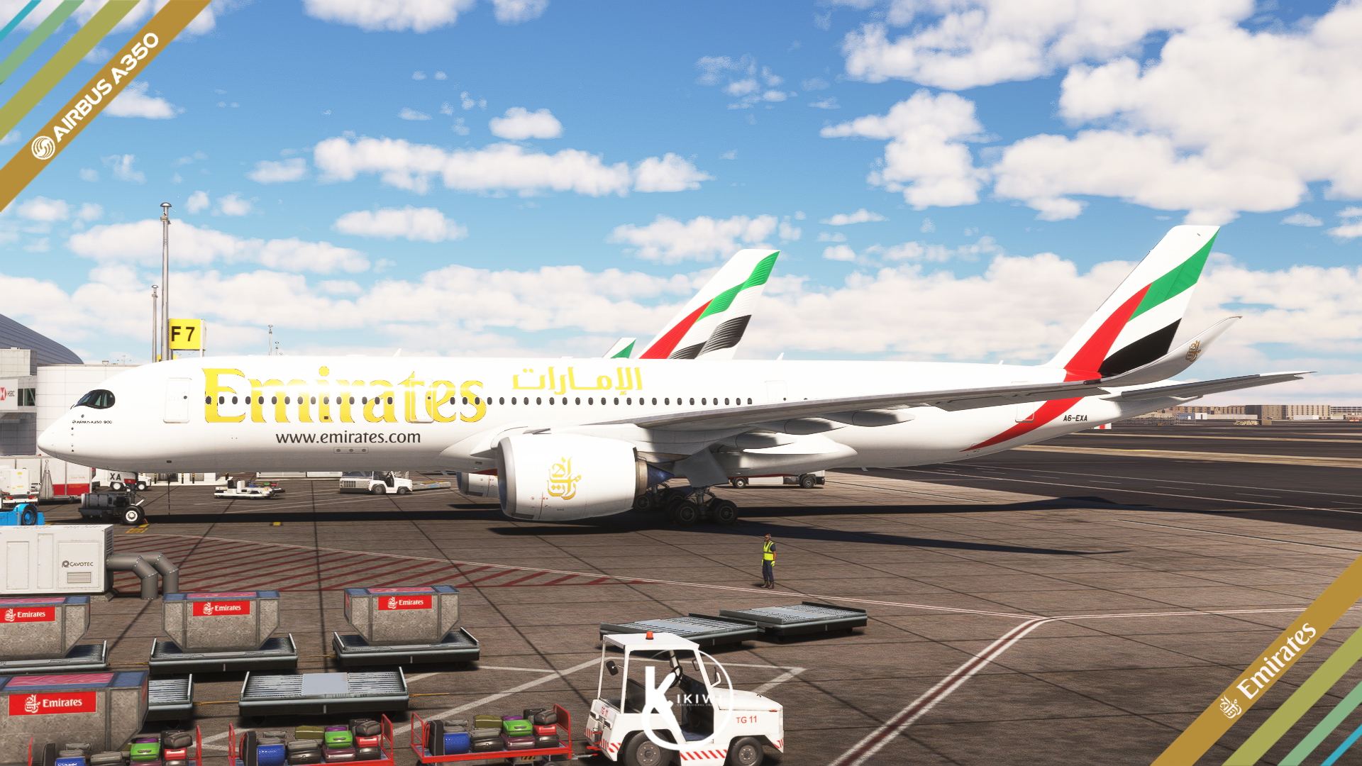 Inibuilds Airbus A350-900 Emirates 2005 4K - MSFS Add-on - Flightsim.to