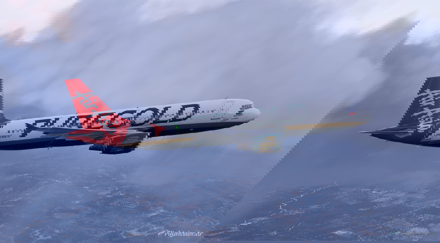 MSFS 2024 Fenix A320 WF Air Asia Philippines - Pure Gold Livery aka ...