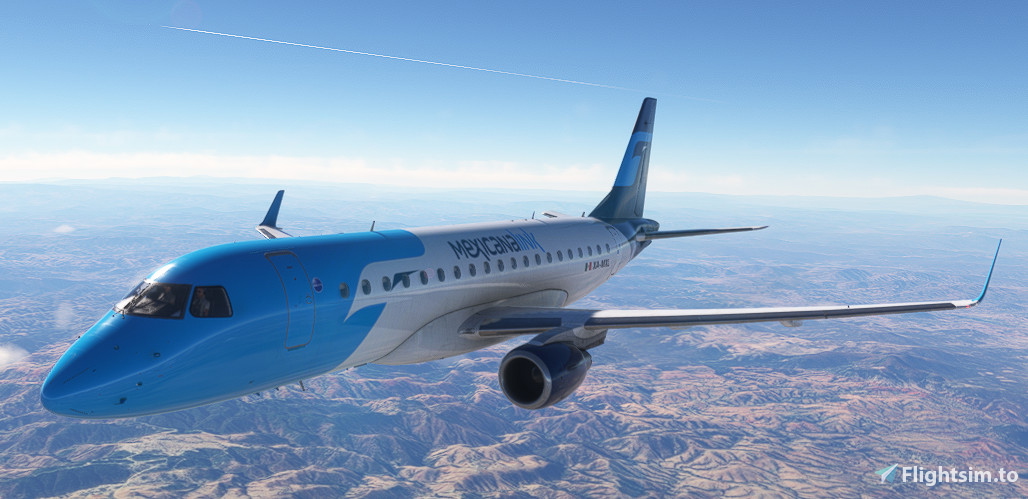 FSS-E175 Mexicana Link Long and short winglet package (fictional) for ...