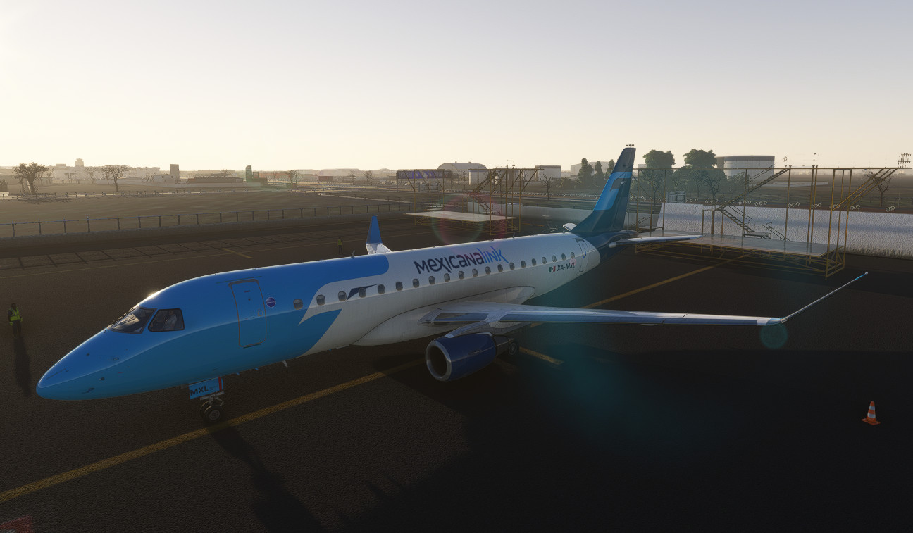 FSS-E175 Mexicana Link Long and short winglet package (fictional) per ...