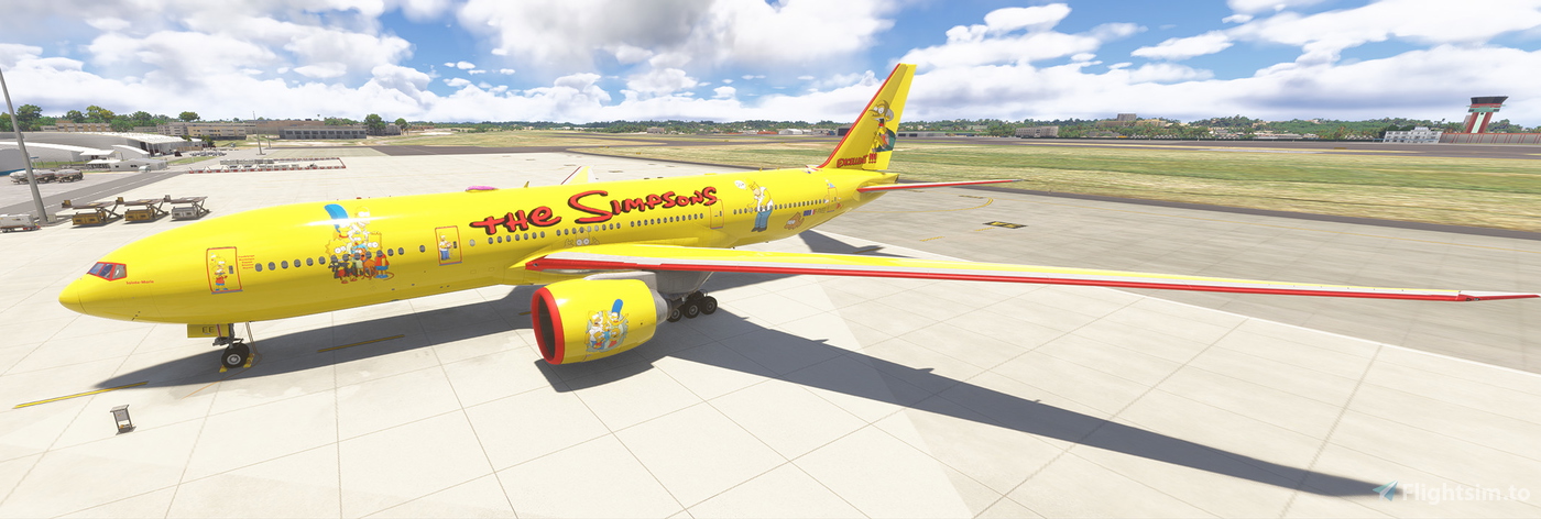 777-200LR Simpsons für Microsoft Flight Simulator | MSFS