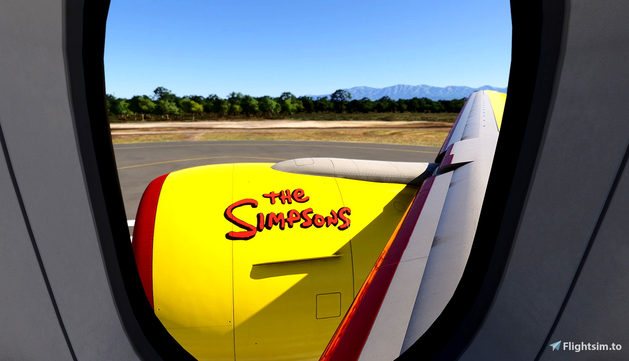 777-300ER Simpsons for Microsoft Flight Simulator | Feed