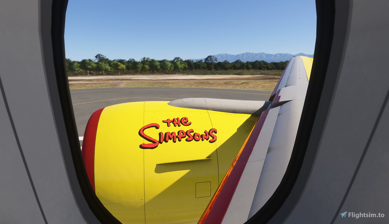 777-300ER Simpsons for Microsoft Flight Simulator | MSFS