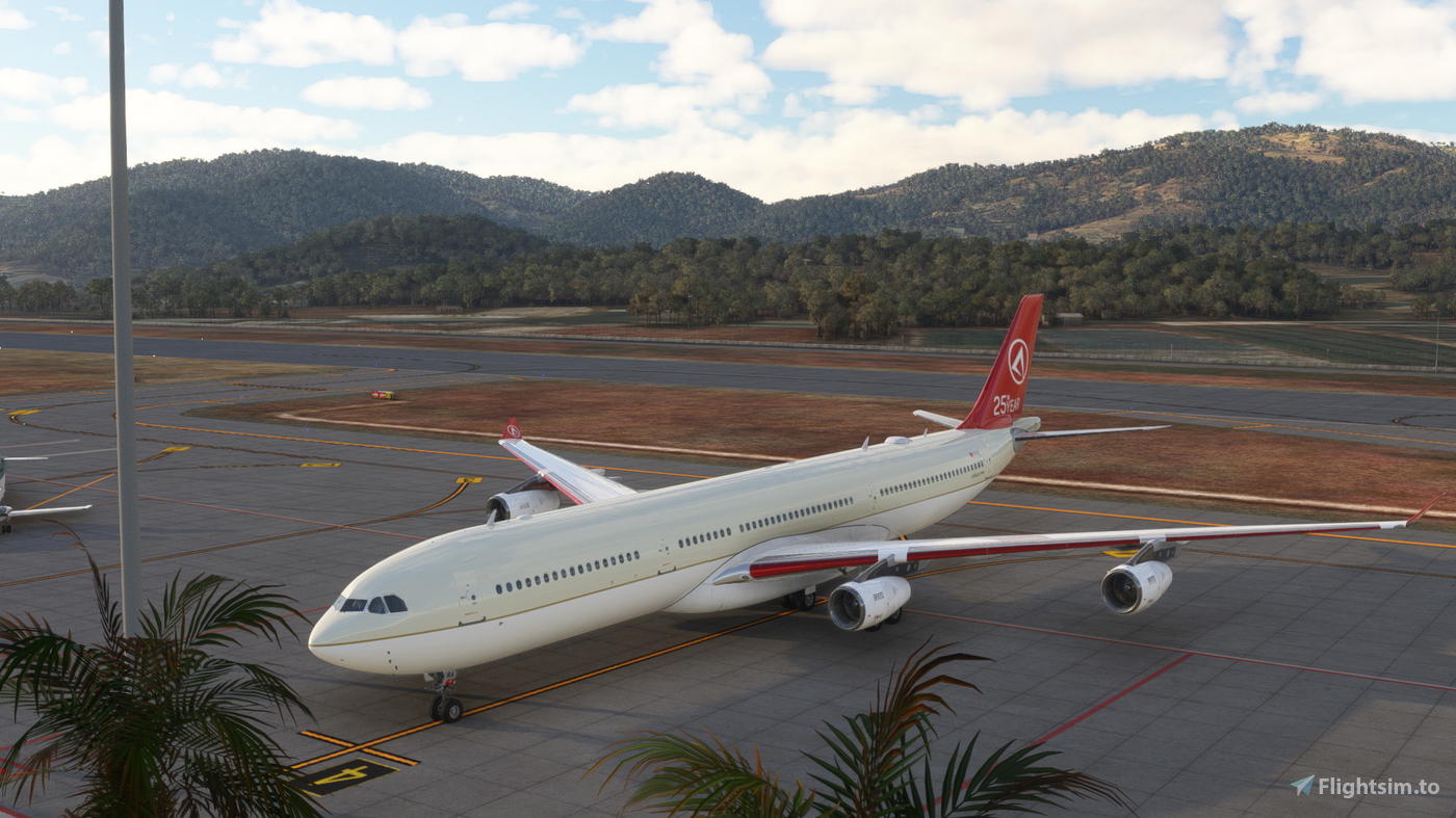 LVFR A340-300 | TC-ETL AtlasGlobal 25.Year Classic | CFM | 8K pour Microsoft Flight Simulator | MSFS