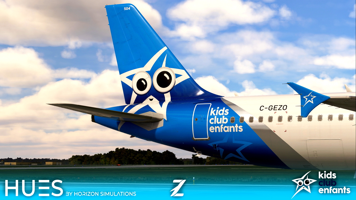 [8K + 4K] Air Transat "Air Transat Kids Club" C-GEZO w/Cabin | Fenix ...