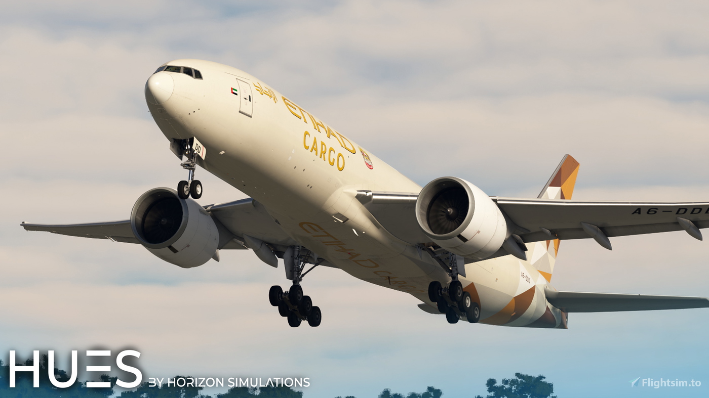 [8K & 4K] Etihad Cargo A6-DDD | PMDG Boeing 77F for Microsoft Flight ...