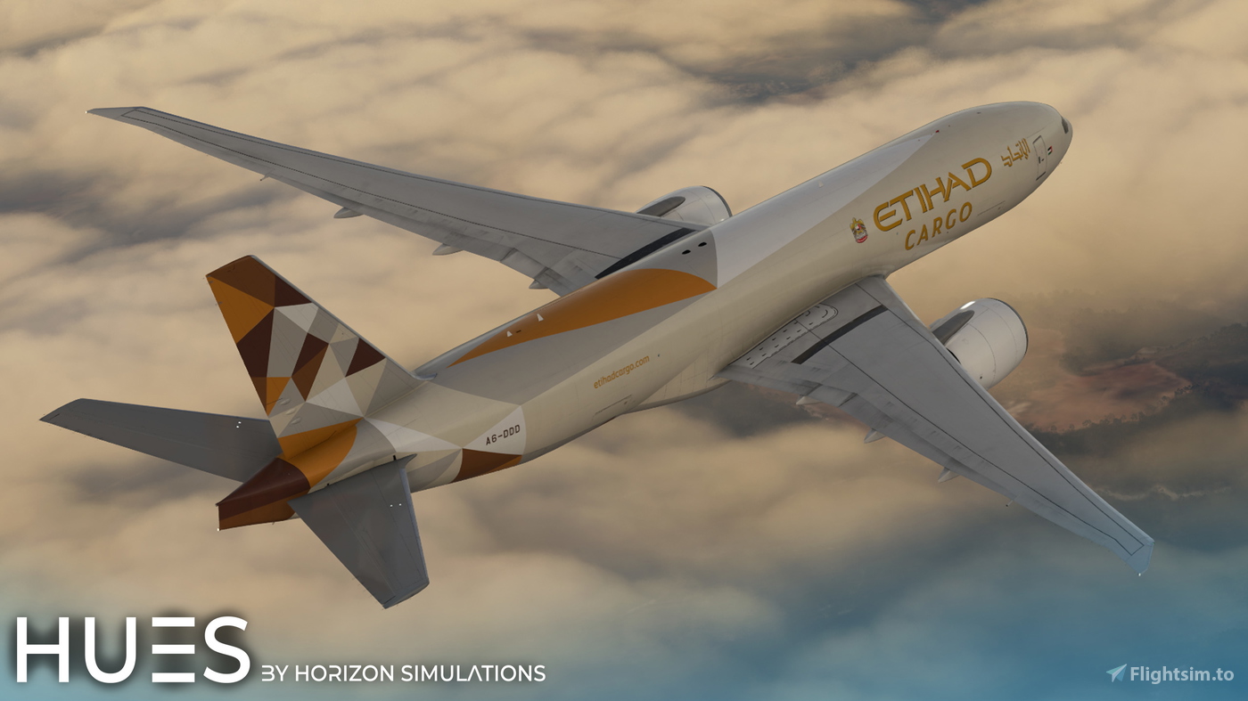 [8K & 4K] Etihad Cargo A6-DDD | PMDG Boeing 77F for Microsoft Flight ...