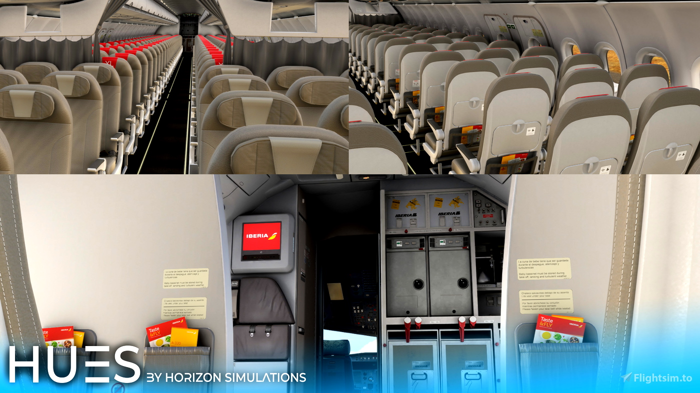 [8K+4K] Iberia Pack | Fenix A320SL CFM for Microsoft Flight Simulator | Feed