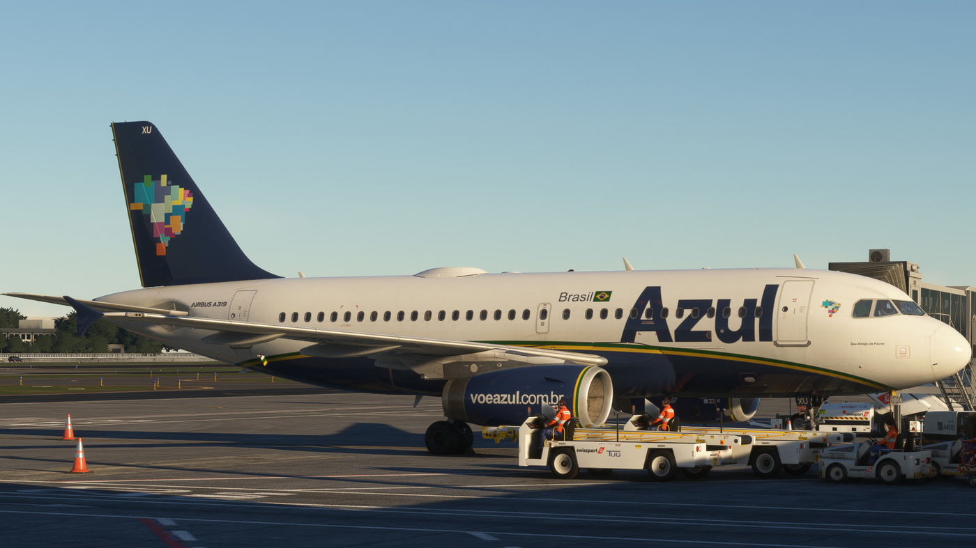 [8k] [Fleet] Azul Fenix A319 w/cabin [Fictional] para Microsoft Flight ...