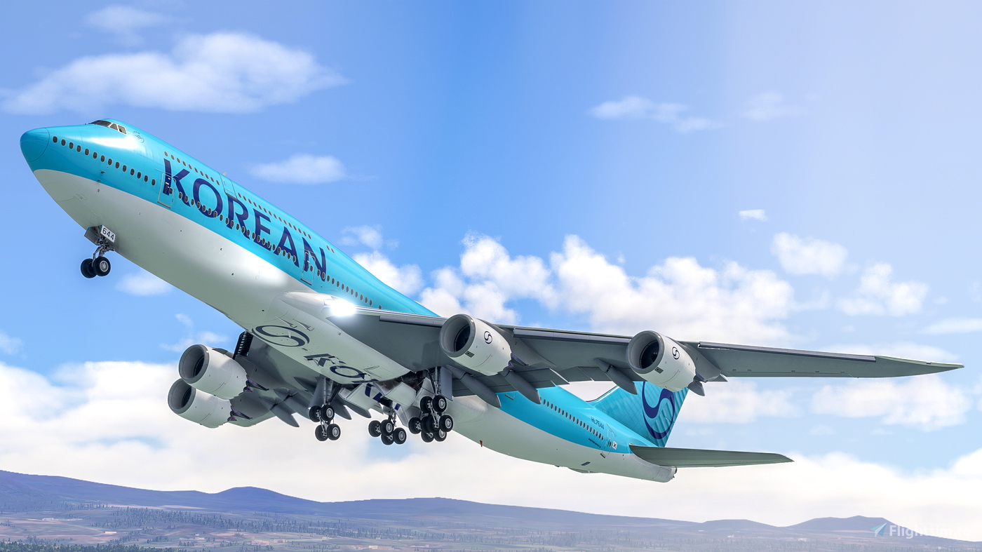 Threads - [8K] Korean Air New Livery (HL7644) - Salty B747-8 - MSFS2020 ...