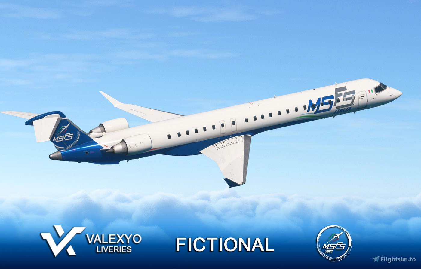 [8K] MSFS Italia Community- Aerosoft CRJ900 for Microsoft Flight ...