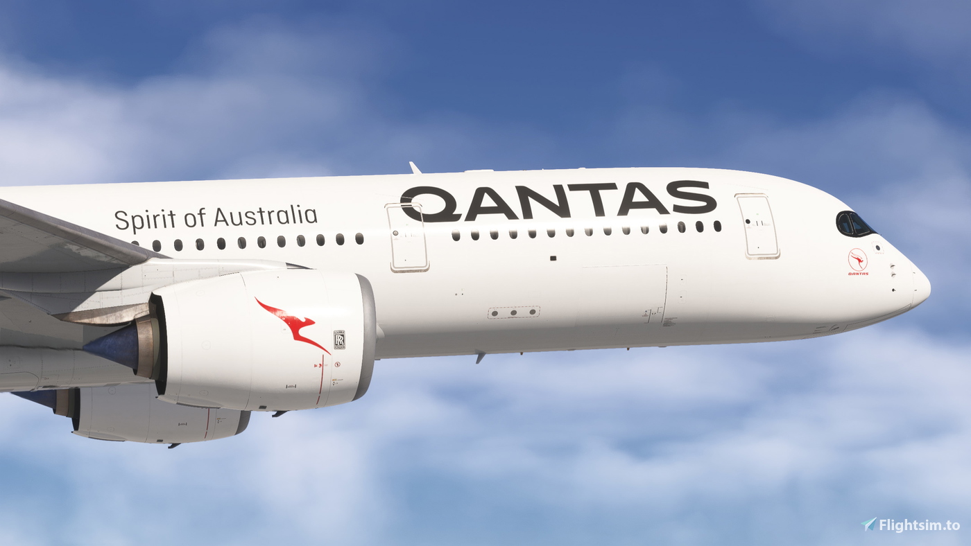 [20/24] Qantas Pack (Fictional) | iniBuilds A350-900 [8K/4K] for ...
