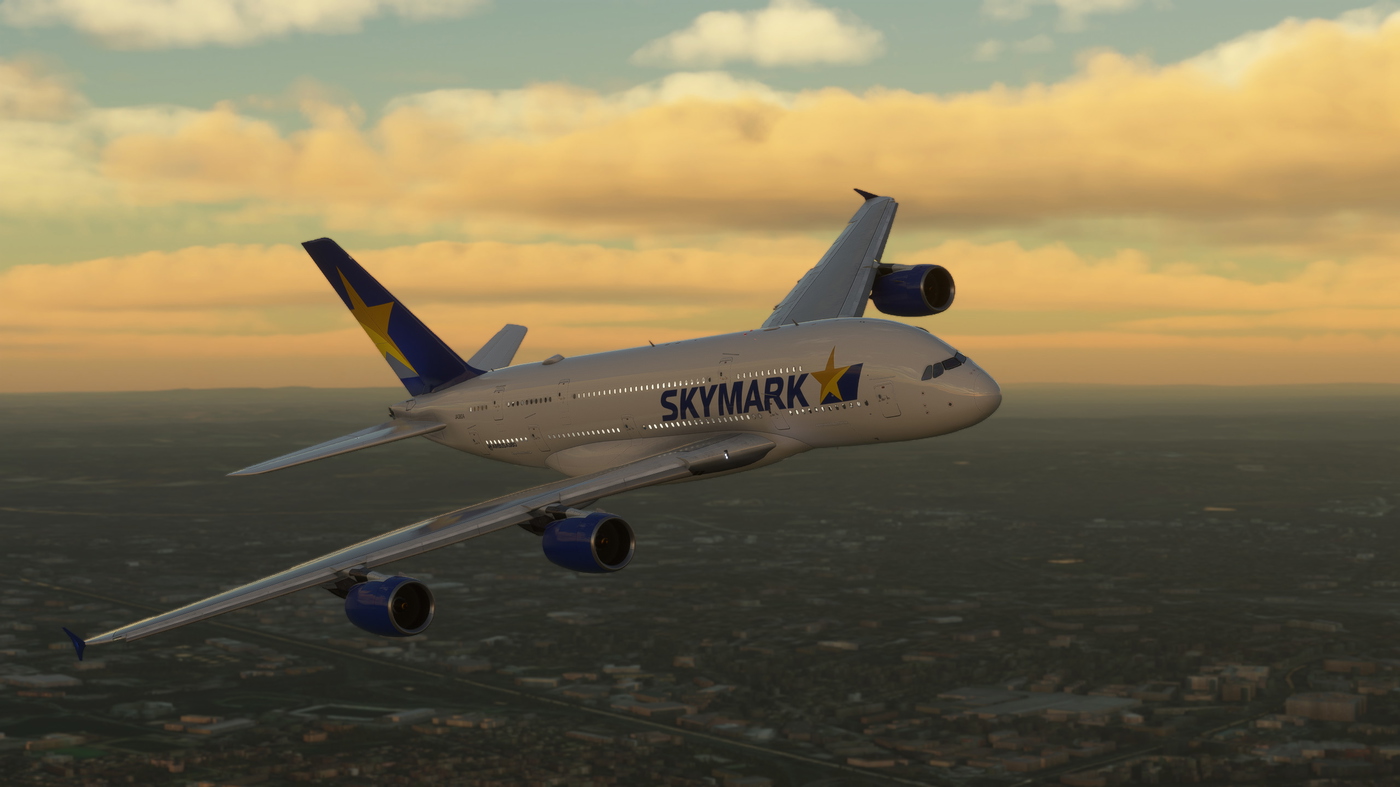 [8k] Skymark Airlines JA380A│FlyByWire A380X for Microsoft Flight ...