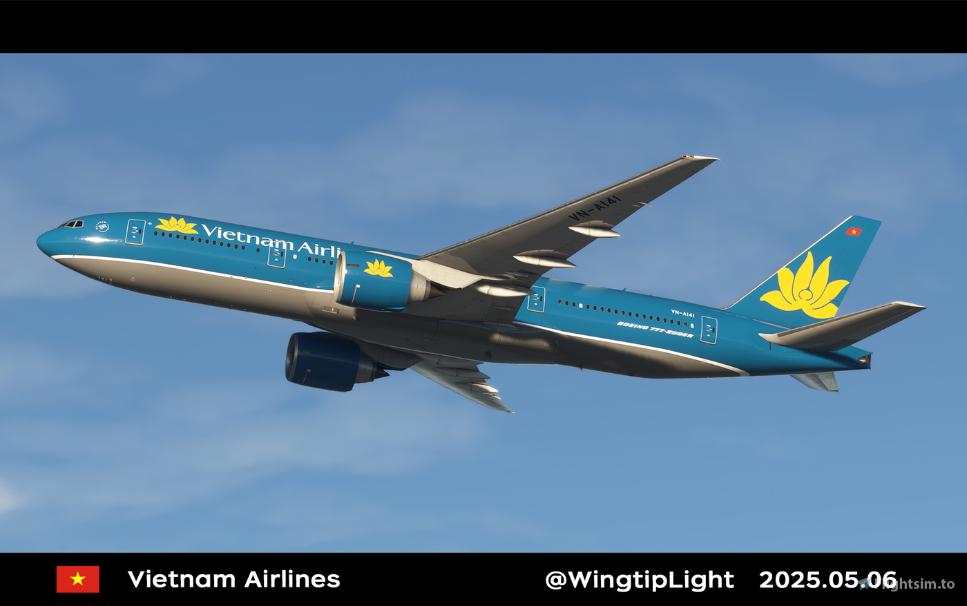 [8K] Vietnam Airlines VN-A141 By WingtipLight for Microsoft Flight ...