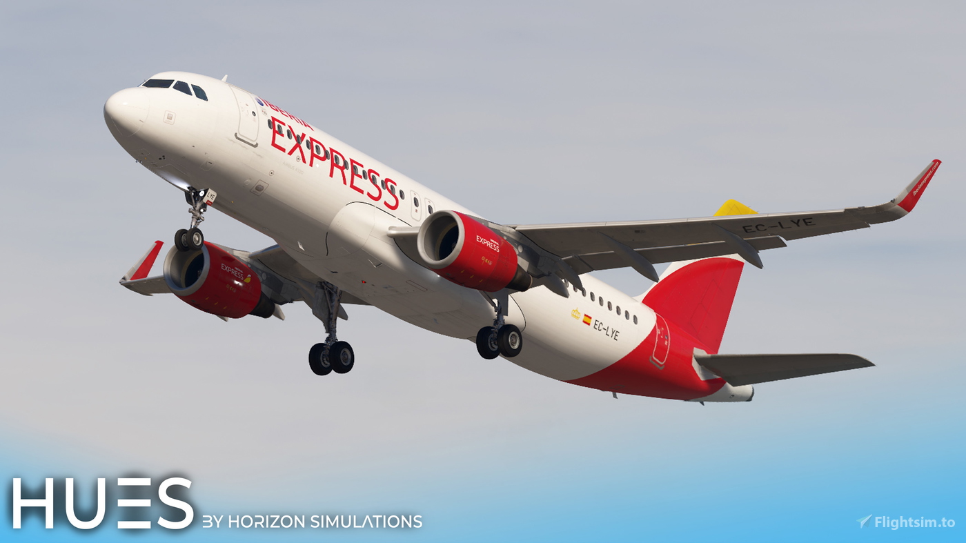 [8K/4K EIS1] Iberia Express EC-LYE | Fenix A320SL CFM pour Microsoft Flight Simulator | MSFS