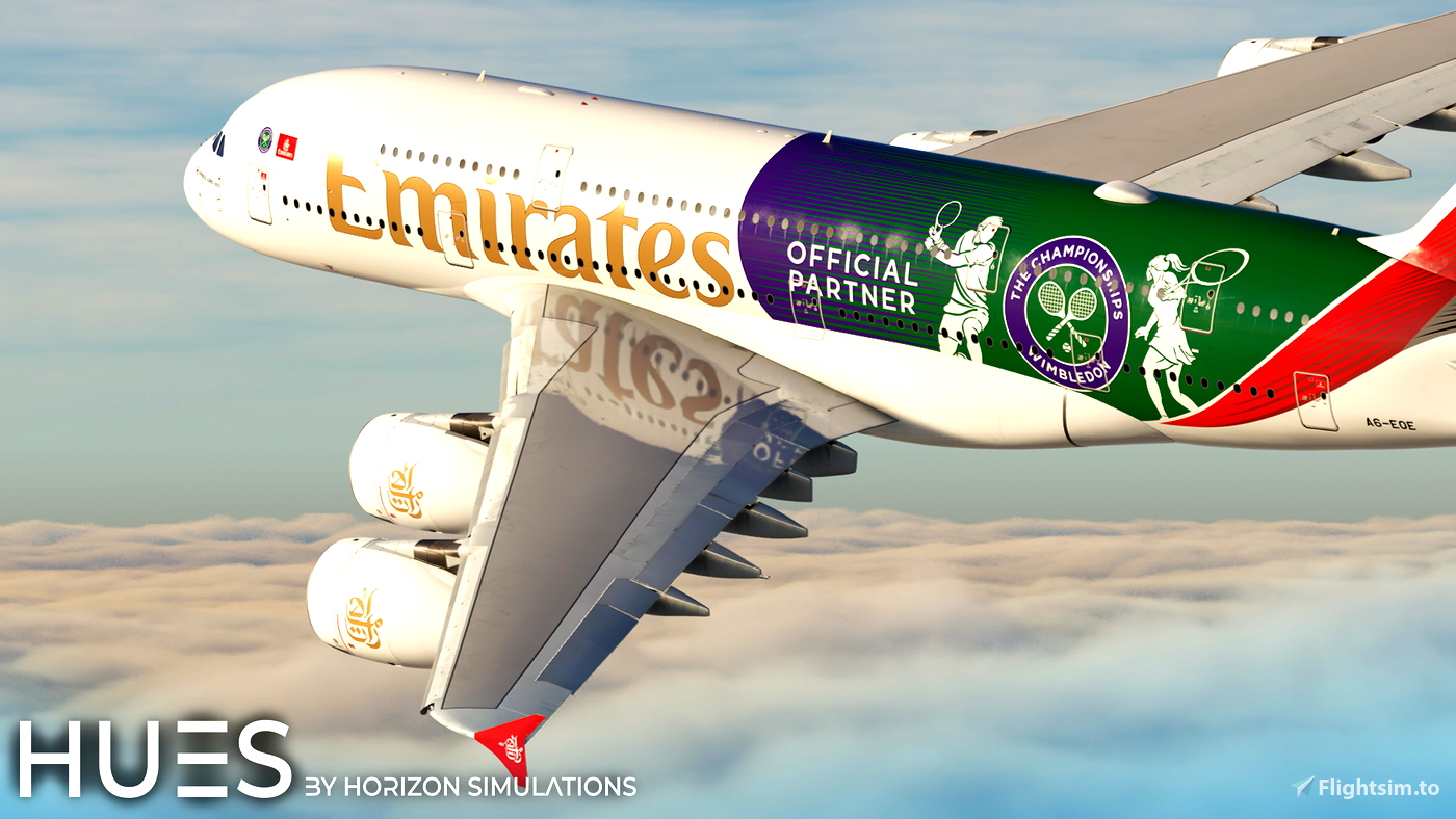 Threads - [8K/4K] Emirates A6-EOE "Wimbledon" | FlyByWire A380X for ...