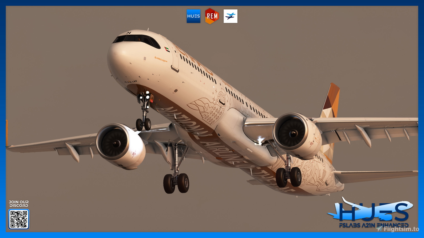[8K+4K] Etihad Airways A6-AEN "20 Years" | FSLabs A321neo para Microsoft Flight Simulator | MSFS