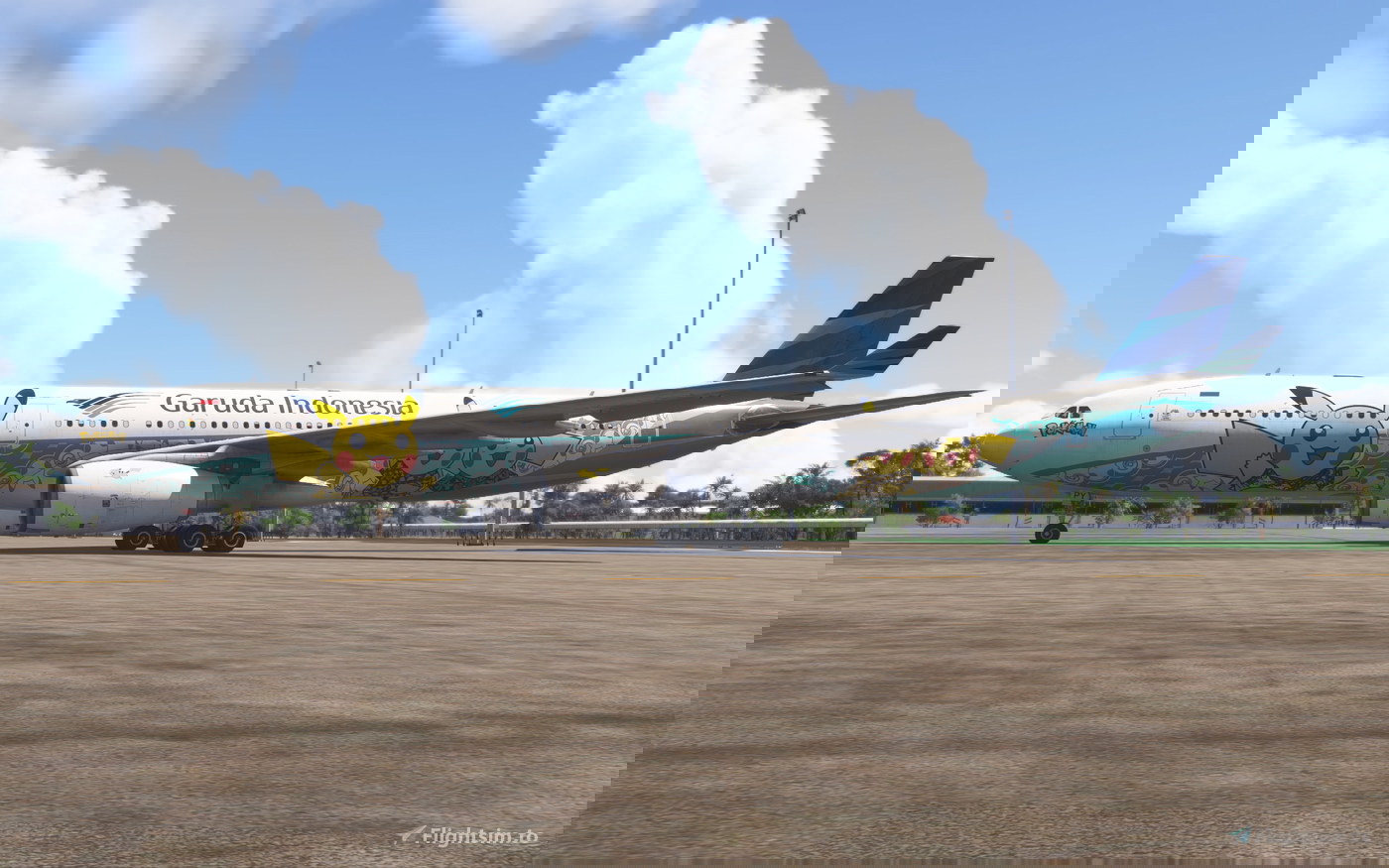 [8K/4K] Garuda Indonesia (Pikachu Jet GA-2) PK-GPY for iniBuilds A330 ...
