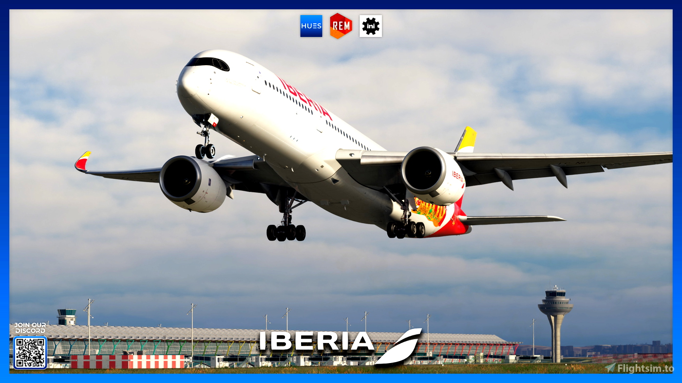 [8K+4K] Iberia EC-NIG "Madrid" | IniBuilds A350-900 for Microsoft Flight Simulator | Feed