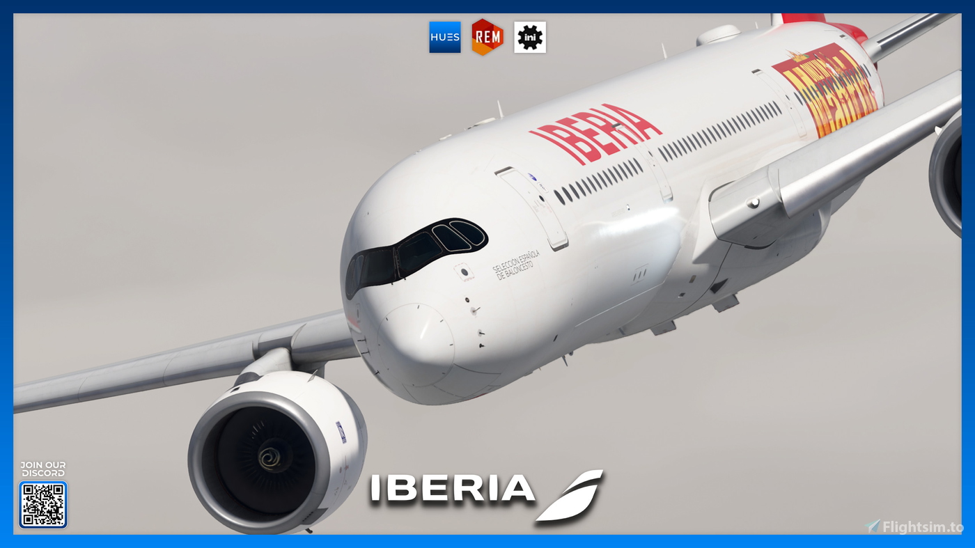 [8K+4K] Iberia EC-NIG "Madrid" | IniBuilds A350-900 für Microsoft ...