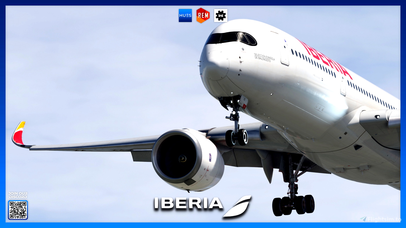[8K+4K] Iberia EC-NIG "Madrid" | IniBuilds A350-900 for Microsoft Flight Simulator | Feed
