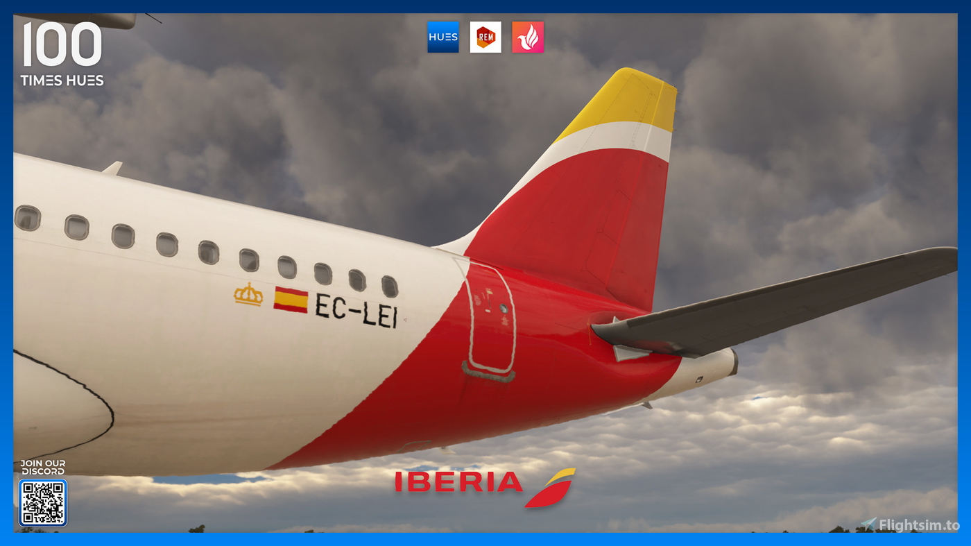 [8K+4K] Iberia Fleet Pack | Fenix A319 CFM for Microsoft Flight Simulator | MSFS