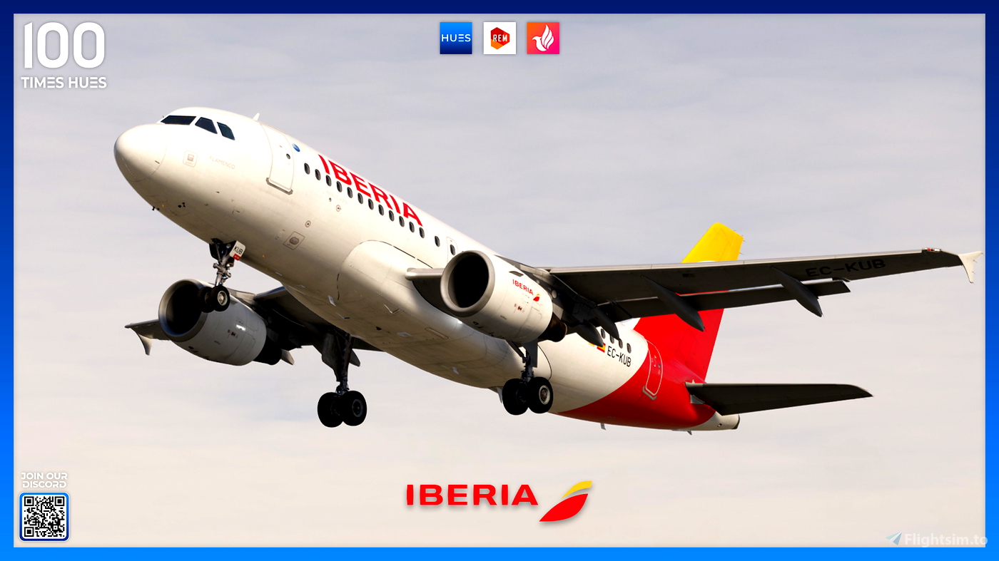 [8K+4K] Iberia Fleet Pack | Fenix A319 CFM 对于 Microsoft Flight Simulator | Feed