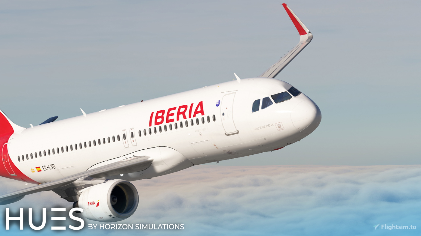 [8K+4K] Iberia Pack | Fenix A320SL CFM for Microsoft Flight Simulator | MSFS